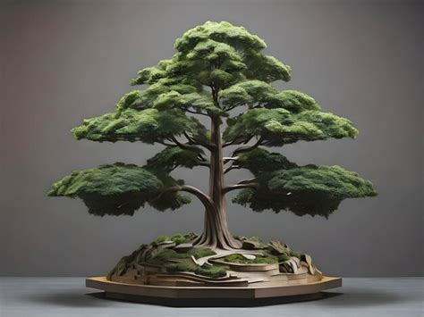 Premium Photo View Of Three Dimensional Tree