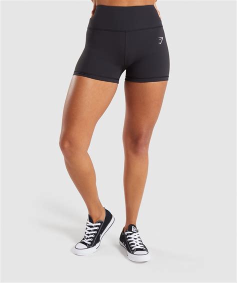 Gymshark Dreamy High Waisted Shorts Black Gymshark