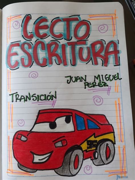 Cuaderno Marcado Cars