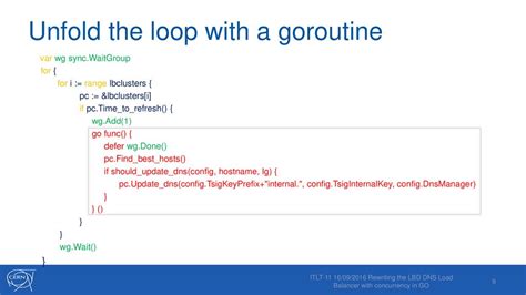rewriting the lbd dns load balancer with concurrency in go ppt download