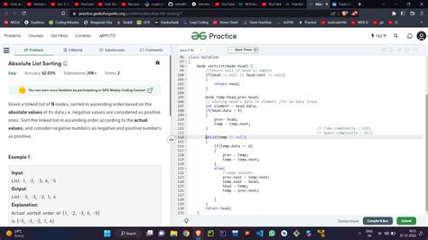 Rahul Gorai On Linkedin Day1 Gfg Potd Happycoding