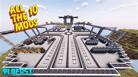 The Ae2 Base Expansion Atm10 Youtube