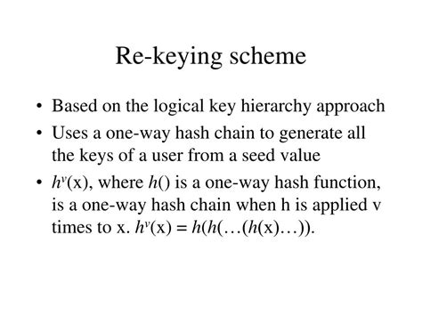 ppt a secure re keying scheme powerpoint presentation free download