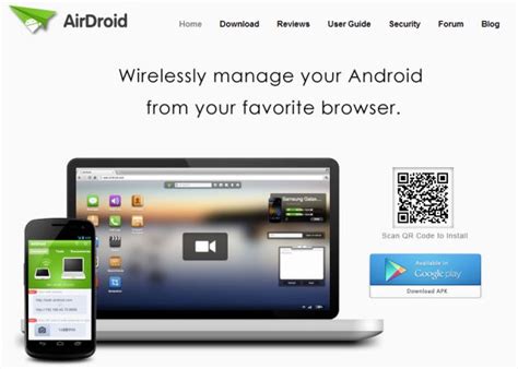 Airdroid Te Permite La Gestión De Tu Terminal Android Desde Tu Sistema