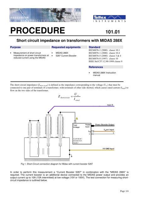 Circuit Diagram Of Short Test Transformer Circuit Diagram