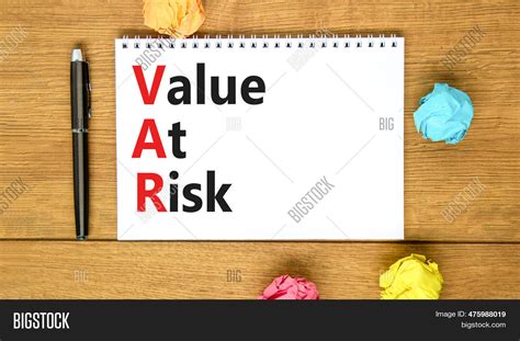 Var Value Risk Symbol Image And Photo Free Trial Bigstock