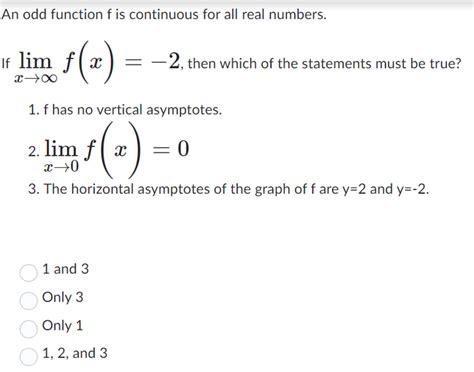 Solved An Odd Function Mathrm F Is Continuous For