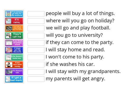 First Conditional Matching Une Las Parejas