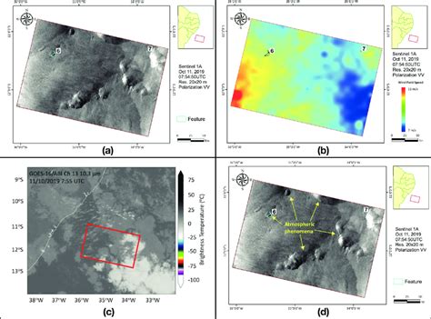 Set Of Images Showing The Interpretation Of A A Sentinel 1 Sar Image
