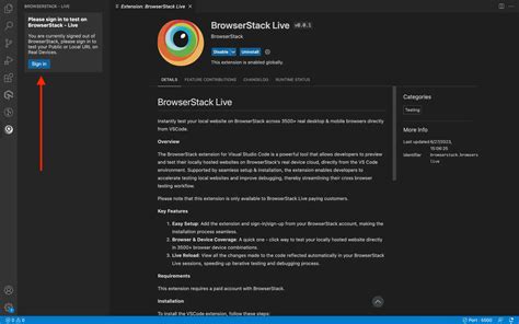 BrowserStack Live Integration With Visual Studio Code BrowserStack Docs