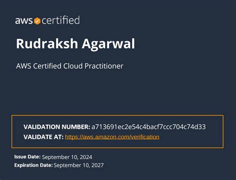rudraksh agarwal on linkedin aws cloudpractitioner cloudcomputing