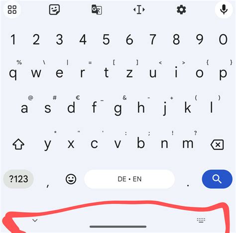 How To Remove The Whitespace At The Bottom R Gboard