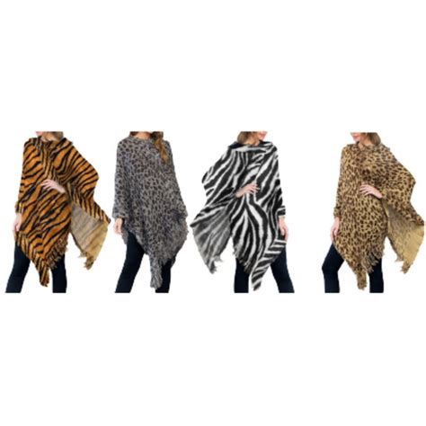 Womens Ultra Soft Warm Ponchos Pick Your Plum