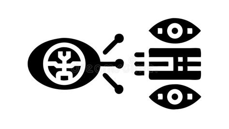 Eye Tracking Data Icon Visual Analytics Attention Monitoring User Experience Vector Design