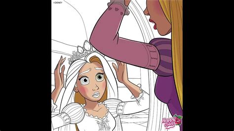 색칠하기 색칠공부 라푼젤 Youtube