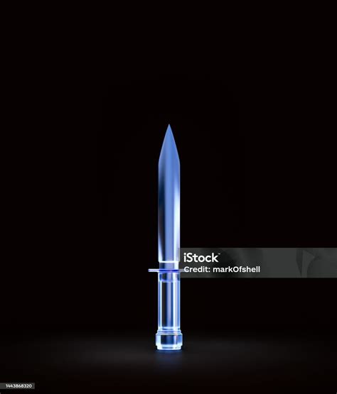 보라색 유리 칼 전투 무기 블레이드 군사 및 사냥 단검 중세 무기 3d 렌더링 강철에 대한 스톡 사진 및 기타 이미지 강철