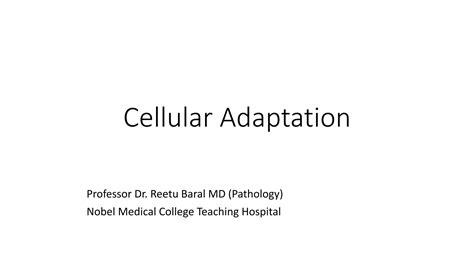 1 Class Cellular Adaptation Pptx