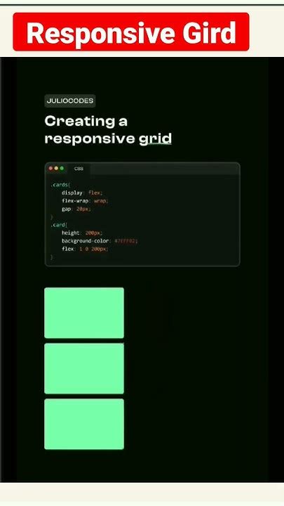 Create Responsive Grid Assignment In Css With Code Tutorial For Beginners Shorts Code