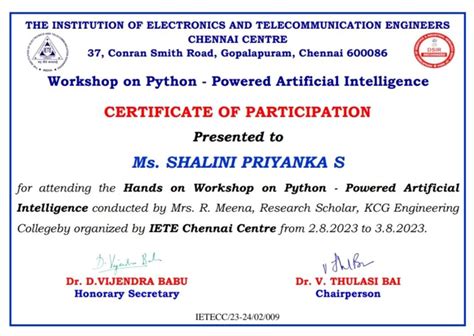 Shalini Priyanka S On Linkedin Recently I Have Attended The Workshop Conducted By Meena