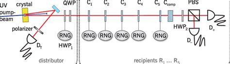 Setup For Single Qubit Secret Sharing Pairs Of Orthogonally Polarized