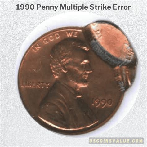 1990 Penny Value Varieties And Errors