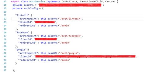 Cuppa Angular2 Oauth Social Login