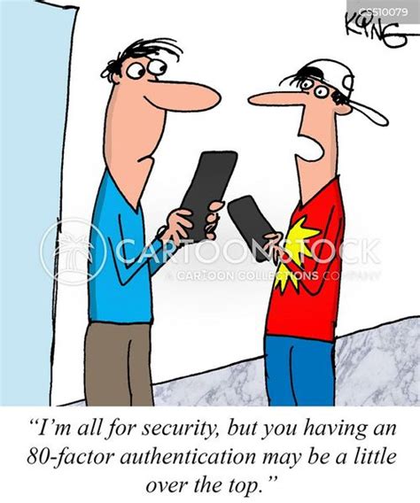 Multi Factor Authentication Cartoon