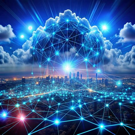 Big Data And Technology In Network And Internet Connections In Cloud Computing Visualization