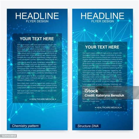 전단지 플라이어 레이아웃 잡지 는 회사 Id 템플릿을 다룹니다 과학 기술 설계 구조 Dna 화학 의료 배경 비즈니스 및 웹 사이트 템플릿 벡터 일러스트레이션 0명에 대한