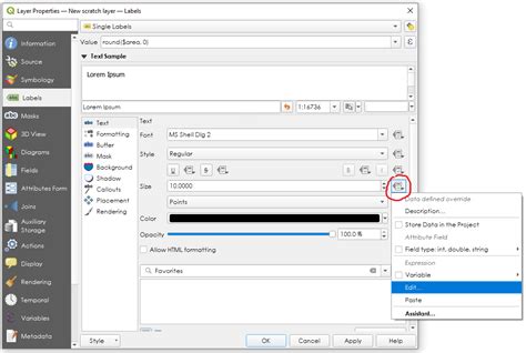 Labeling Qgis Print Layout Labels Size Respective To Polygon Shape