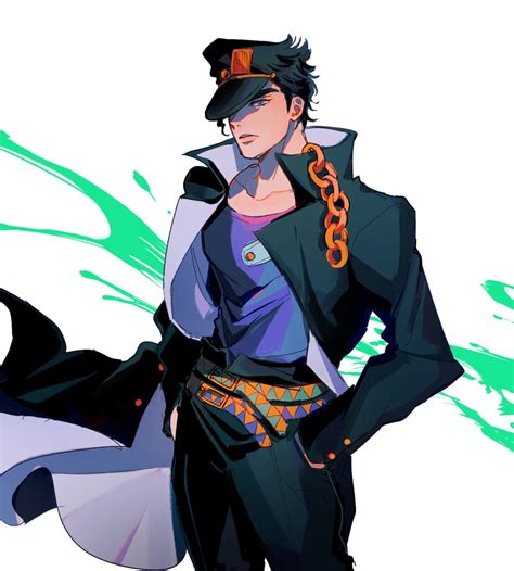 Kujo Jotaro Jojo No Kimyou Na Bouken And More Drawn By Seirorath Danbooru