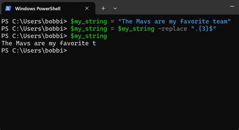 PowerShell How To Remove Last Character From String Collecting Wisdom