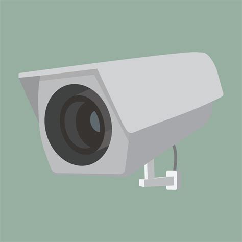Cctv Security Camera Flat Vector 2326683 Vector Art At Vecteezy