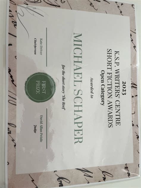 Dr Michael Schaper Faicd On Linkedin A Time To Celebrate Delighted That My Short Story “the