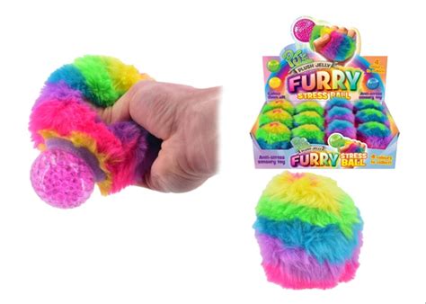 Plush Jelly Furry Stress Ball Sensory Fidget £699 Picclick Uk