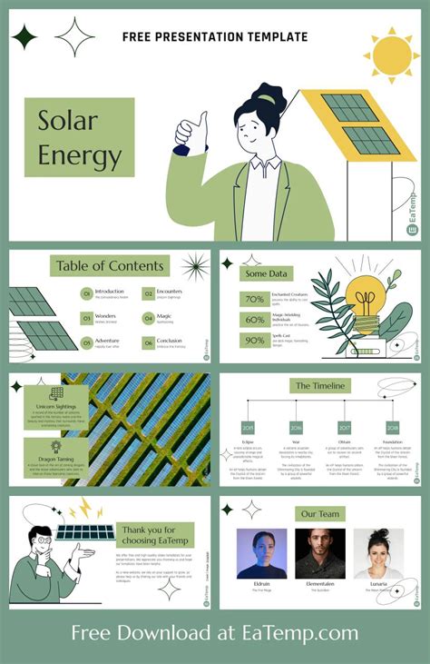Solar Energy Ppt Presentation Template Eatemp