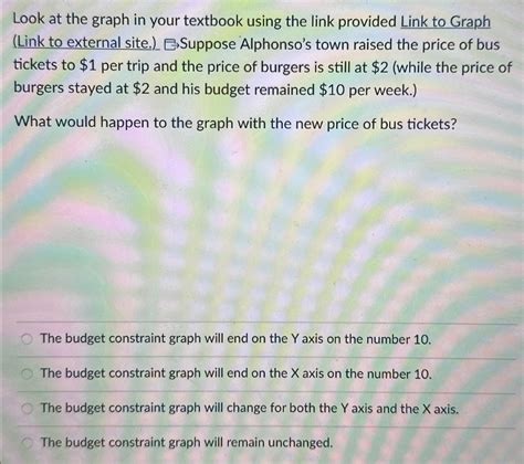 Solved Look At The Graph In Your Textbook Using The Link