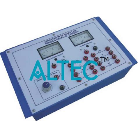 Ohm S Law Series And Parallel Circuits Experiment Circuit Diagram