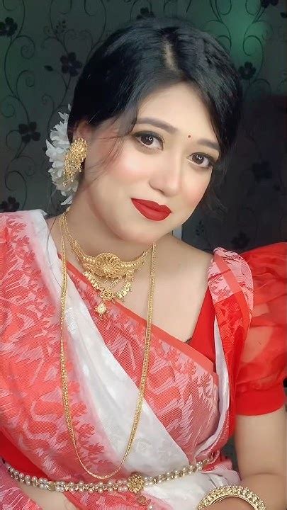 দূর্গা পূজার সাজ♥️ Durga Durgapuja Durgapujomakeup Trending Makeuptutorial Bonggirl