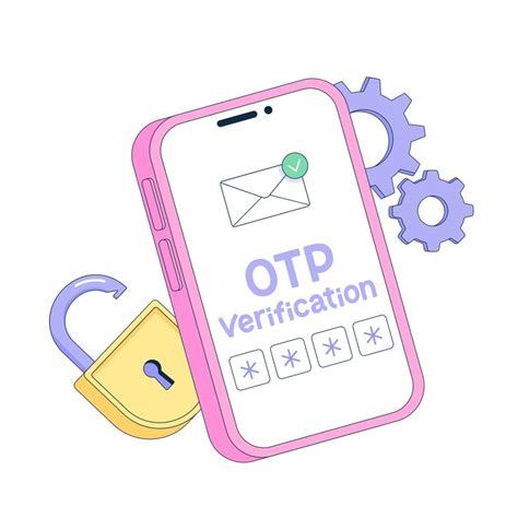 OTP Verification Illustration Illustration Otp Passwords