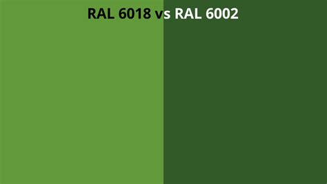 Ral 6018 Vs 6002 Ral Colour Chart Uk