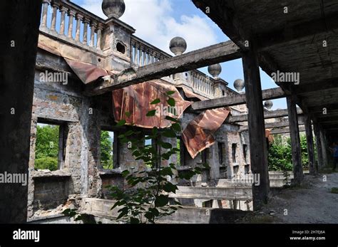 The Abandoned Abkhazian Parliament Building In Sukhumi Capital Of Separatist State Abkhazia