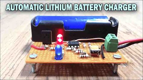 How To Make Automatic Lithium Battery Charger TRONICSpro