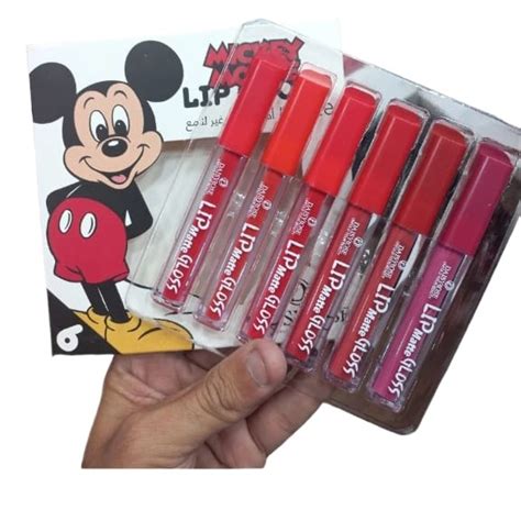 Pack Of 6 Matte Moisturizing Waterproof Long Lasting Lip Gloss Set