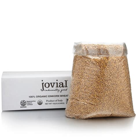 Organic Einkorn Wheat Berries 10 Lb Jovial Foods Inc