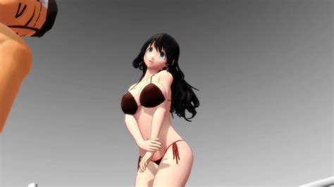 Anime Atago Ballbusting Challenge Guy Ryona Mmd 18 By