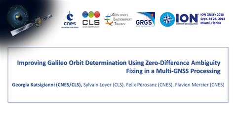 Pdf Improving Galileo Orbit Determination Using Zero Difference Ambiguity Fixing In A Multi