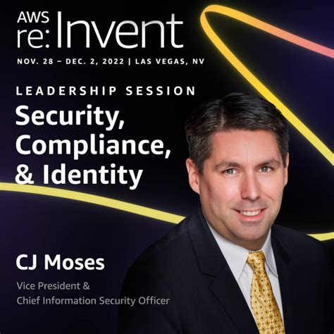 Aws Re Invent Leadership Session Security Compliance And Identity Christopher Rae