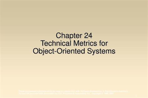 PPT Chapter Technical Metrics For Object Oriented Systems PowerPoint Presentation ID