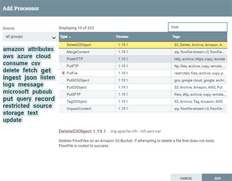 Solved Missing Hive Processors In Nifi 1191 Cloudera Community 359666